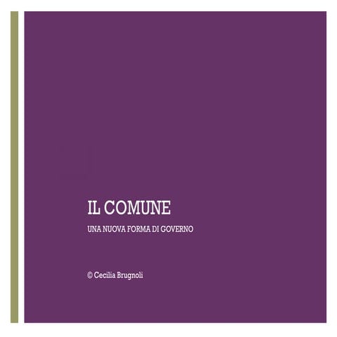 I Comuni | PPT