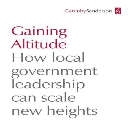 Local Government Leadership | PDF
