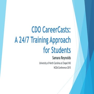 CDO CareerCasts | PPTX | Resume Writing and Advice | Job Search