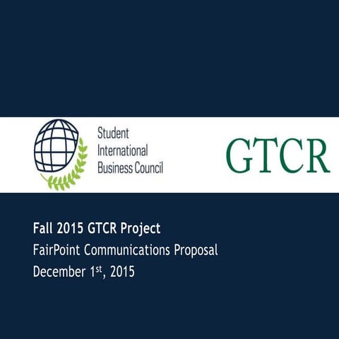 GTCR Deck Final | PPTX