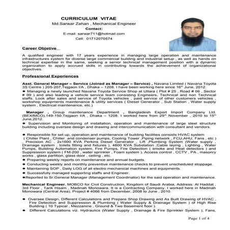 sarwar cv | DOC