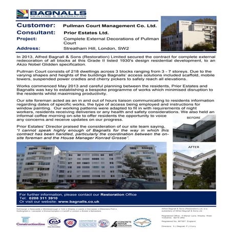 Case Study - Pullman Court, Prior Estates | PDF