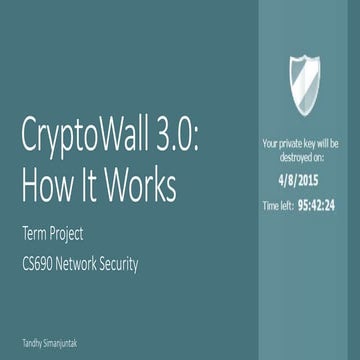 CryptoWall: How It Works | PPTX