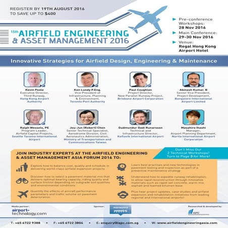 Airfield Engineering and Asset Management Asia Brochure | PDF