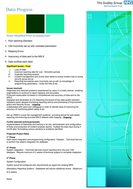 Datix Handler Training manual | PDF | Email | Internet