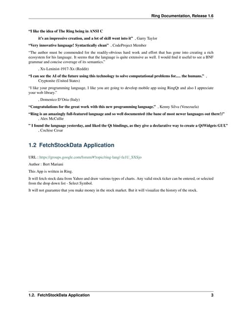 The Ring programming language version 1.6 book - Part 4 of 189 | PDF The Ring programming language version 1.6 book - Part 4 of 189 | PDF