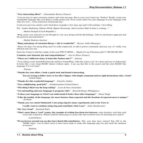 The Ring programming language version 1.7 book - Part 6 of 196 | PDF