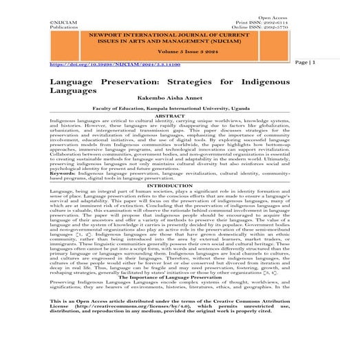 Language Preservation: Strategies for Indigenous Languages (www.kiu.ac ...