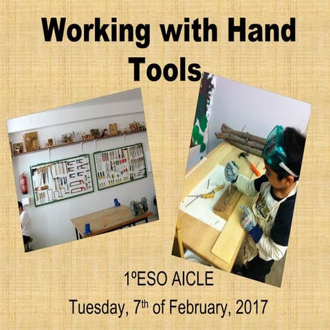 Working with Hand Tools | PPT