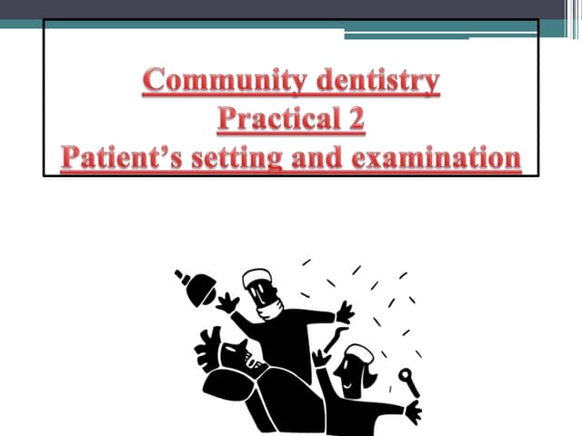 Dental chair, patient and operator position | PPTX