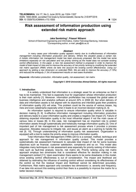 The use of Monte Carlo simulation in quantitative risk assessment of IT ...