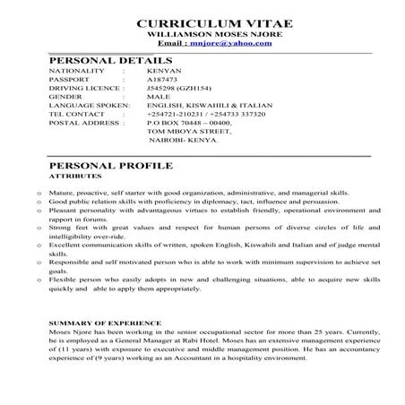 moses cv-2015 updated | DOC