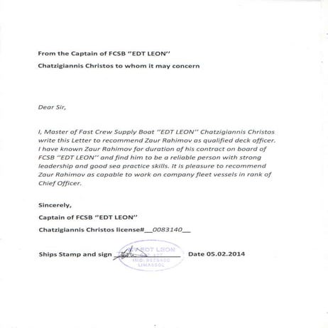 Recomendation EDT Kennedy | PDF