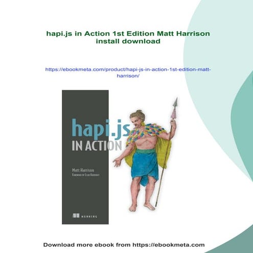 hapi.js in Action 1st Edition Matt Harrison | PDF