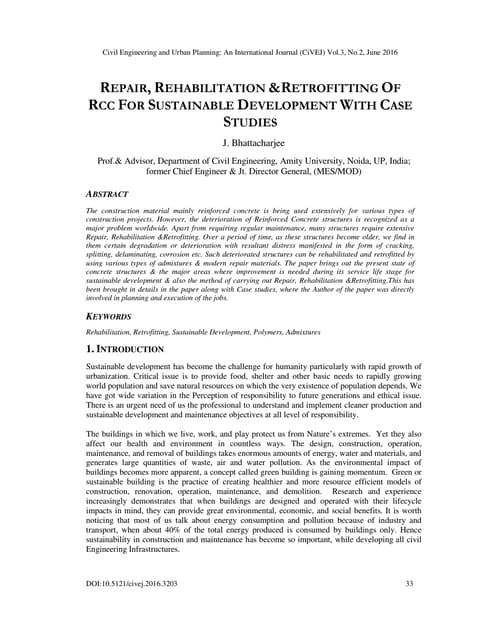 REHABILITATION/RETROFITING OF CONCRETE STRUCTURES ALONG WITH CASE STUDY ...