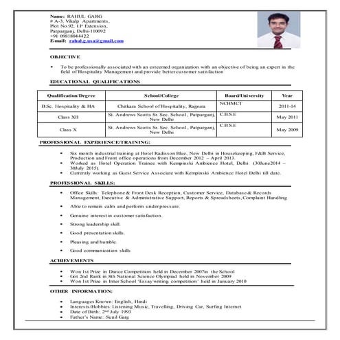 Rahul resume | PDF