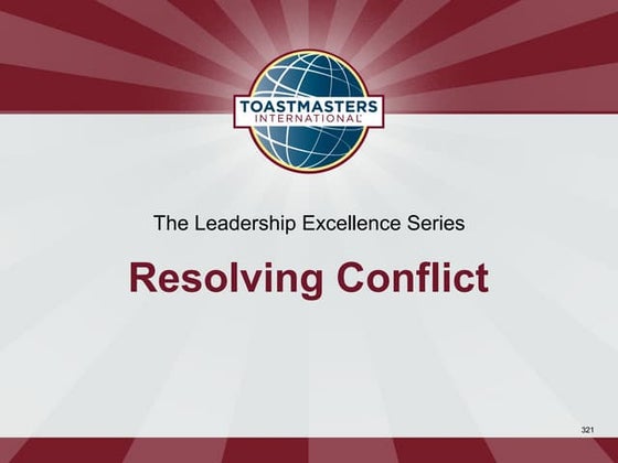 Resolving Conflict (Powerpoint) | PPS
