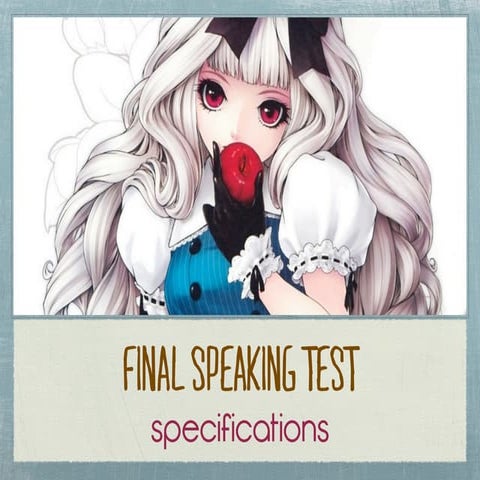 321 final speaking test | PPT