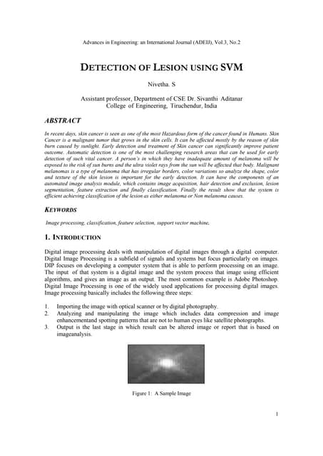 IRJET- Analysis of Skin Cancer using ABCD Technique | PDF