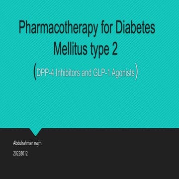 Wedica (Trelagliptin) | PPTX