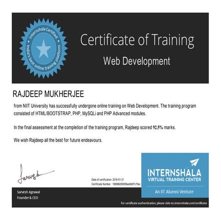 certificate | PPT