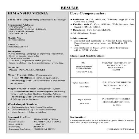 Himanshu Verma (2) | PDF