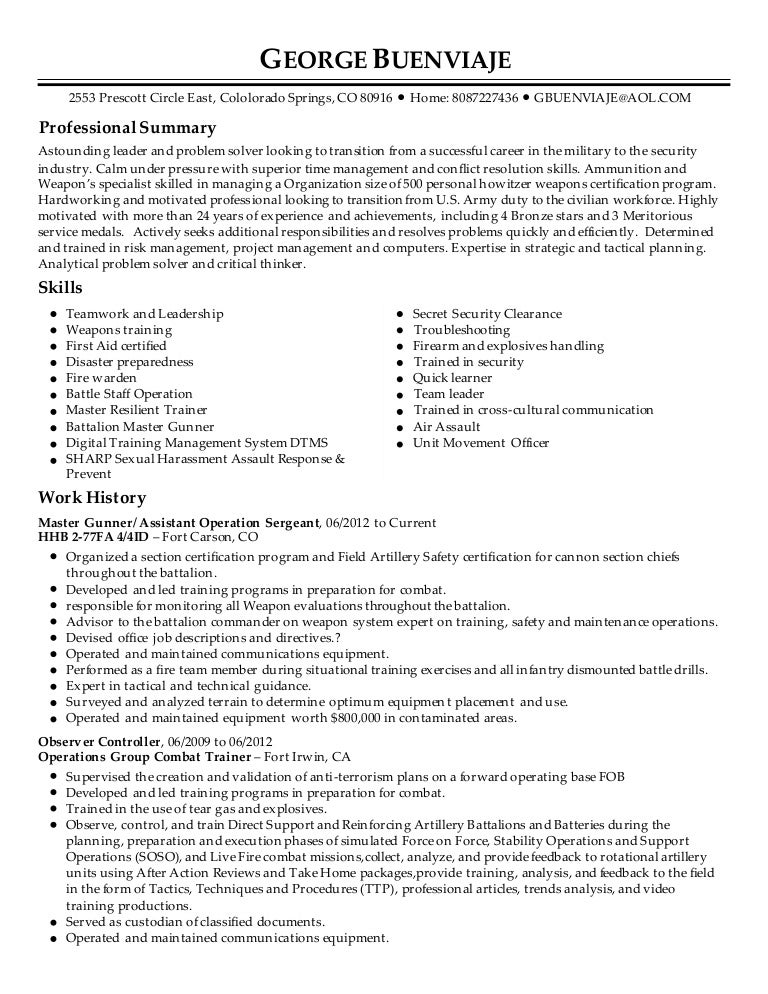 George Buenviaje Resume 2