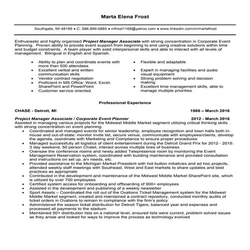 Victoria Waliczek Resume - 2016 | PDF