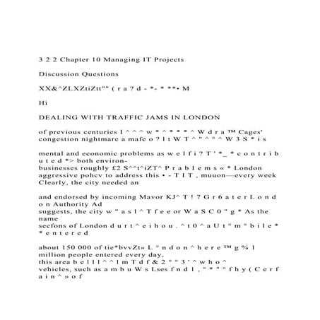 3 2 2 Chapter 10 Managing IT Projects Discussion Questions.docx