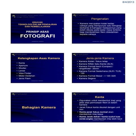 323 edu ppg-4a-prinsip asas fotografi | PDF
