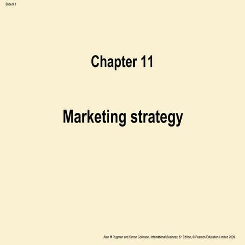 International Business ch# 11 | PPT