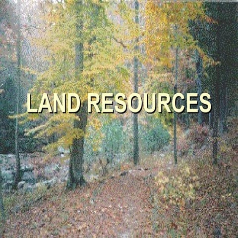 Land Resources Guide | PPT