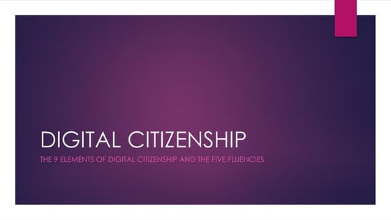 Digital citizenship powerpoint | PPT