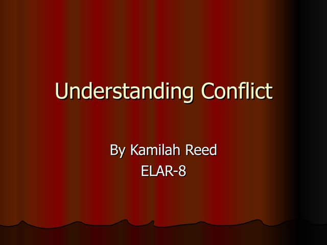 Literary conflict | PPT