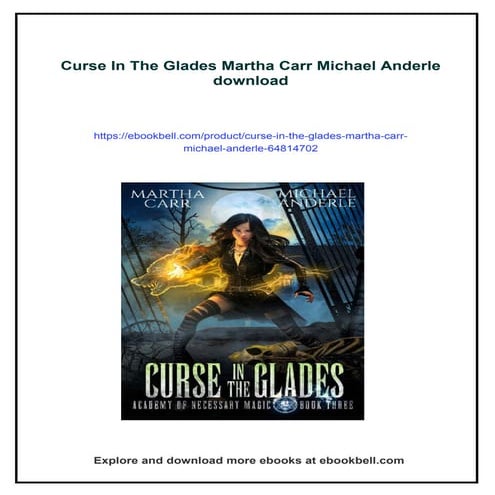 Curse In The Glades Martha Carr Michael Anderle | PDF