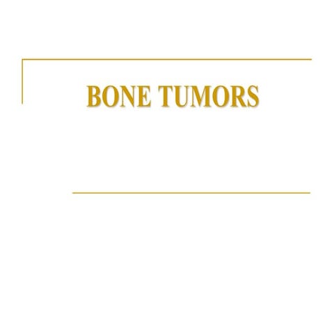 Bone Tumours presentation benign malignant.ppt