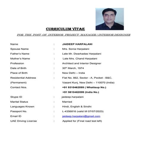 Jubin CV | DOCX