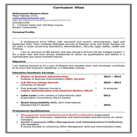 Detailed CV | DOCX