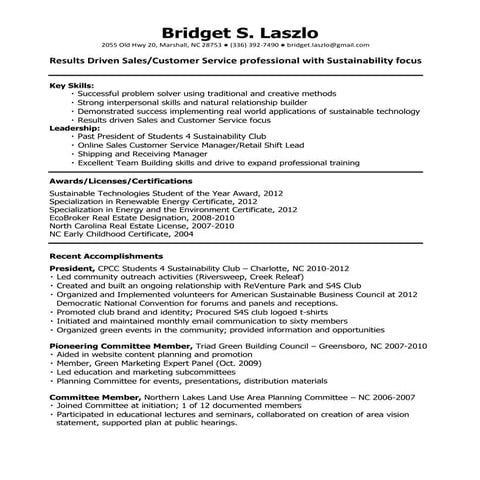 Bridget Laszlo Resume 2016 | PDF