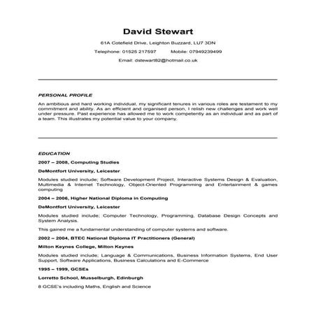 Chris Richards CV - April 16 | DOC