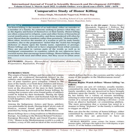 Tony Iavarone Hamilton describe Incidences of Honour-Related Violence ...