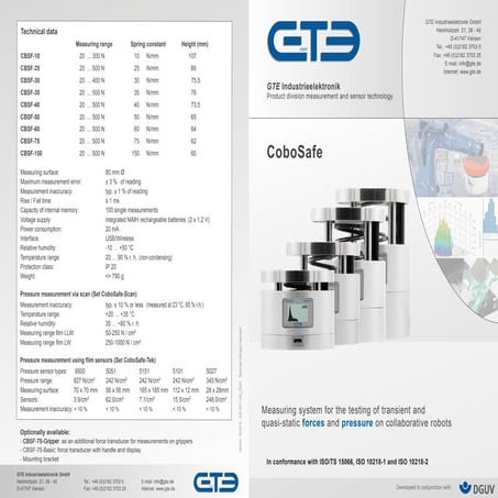 GTE Cobosafe | PDF