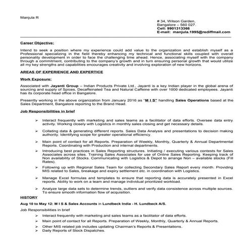 Manjula_CV - New | DOC