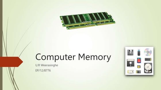 Computer Memory | PPTX