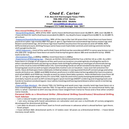 Halliburton CV | DOC