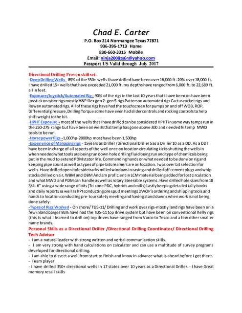 Chad Carter perfect cv | DOCX | College Football | College Sports