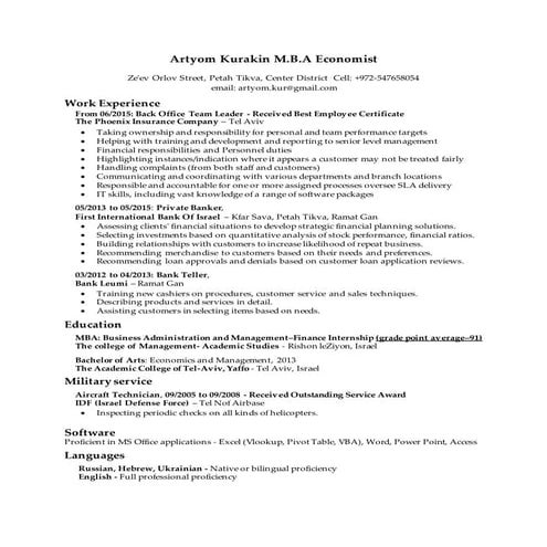 Updated Mario Karailiev Resume | DOCX