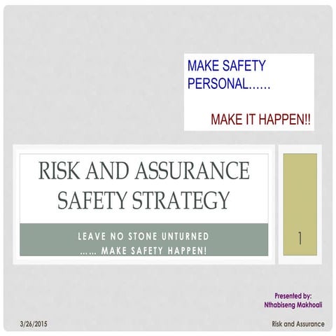 Safety Strategy_Linkein Profile | PPTX