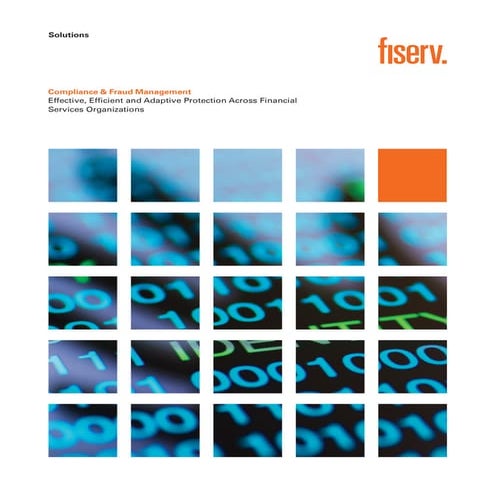 Fiserv FCRM Platform Brochure | PDF