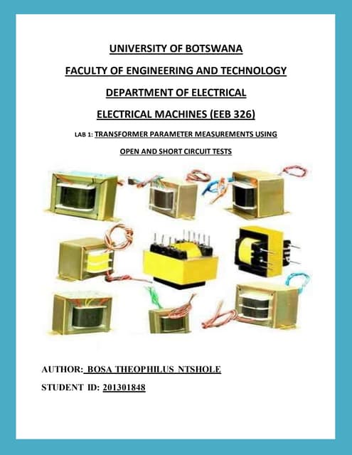 DETERMINATION OF VOLTAGE REGULATION METHOD OF SYNCHRONOUS MACHINE | PPTX